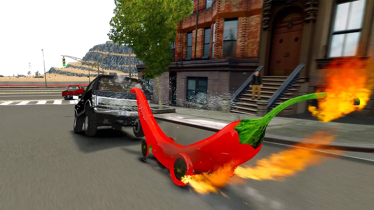GTA 4 Crazy Chili Pepper Car #1 - YouTube