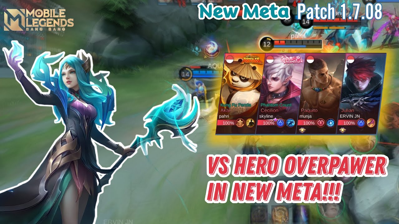 MEET HERO STRONGEST IN NEW META | Gameplay Hero Vexana | Mobile Legends ...