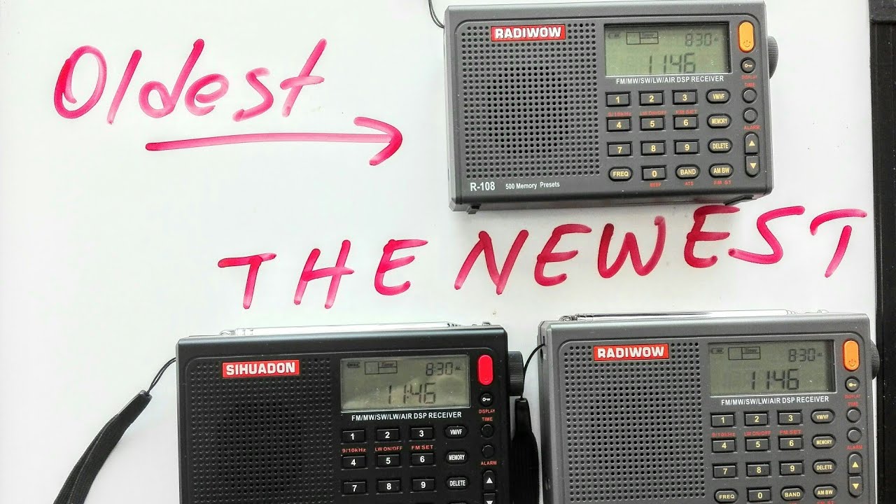 3 R-108 (RADIWOW / SIHUADON R-108) - YouTube