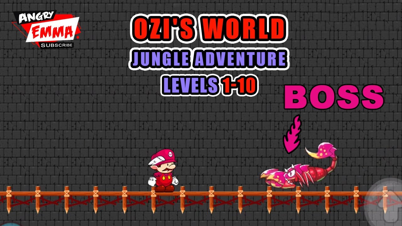 Ozi's World - Levels 1-10 + BOSS [2K 60fps] (Android Gameplay) - YouTube