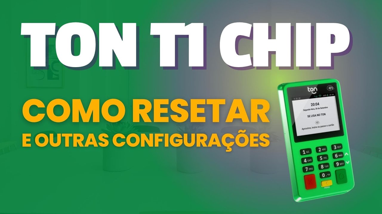 Configuração da Máquina T1 Chip do Ton - YouTube