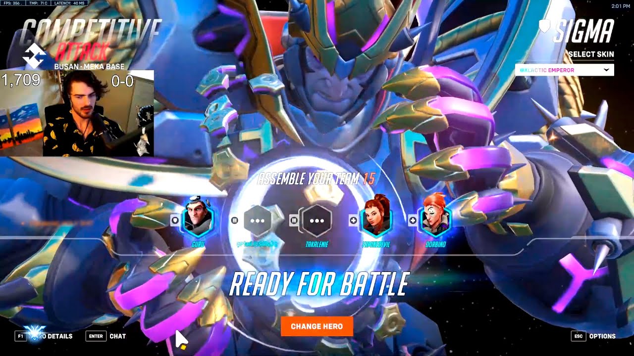 GURU have bought NEW SIGMA MYTHIC SKIN! BATTLE PASS 80 LVL [ OW 2 ...