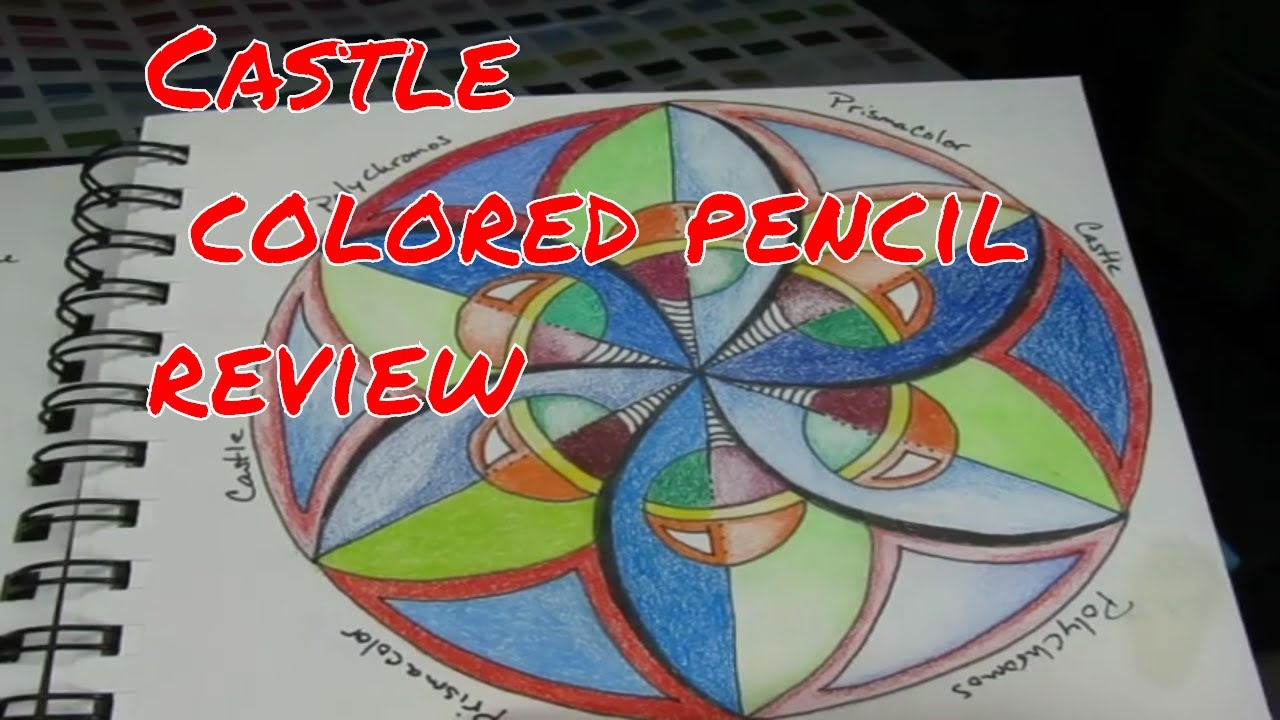 Castle colored pencil review - YouTube