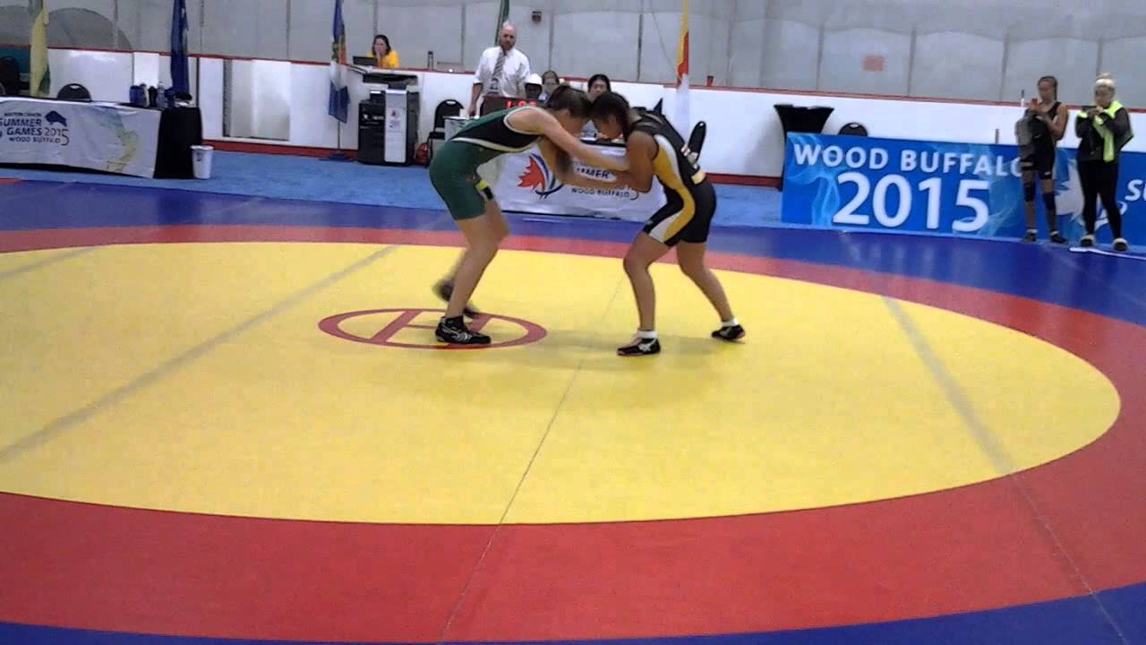 2015 Western Canada Summer: Games 61 kg Bronze Berit Johnson (SK) vs ...