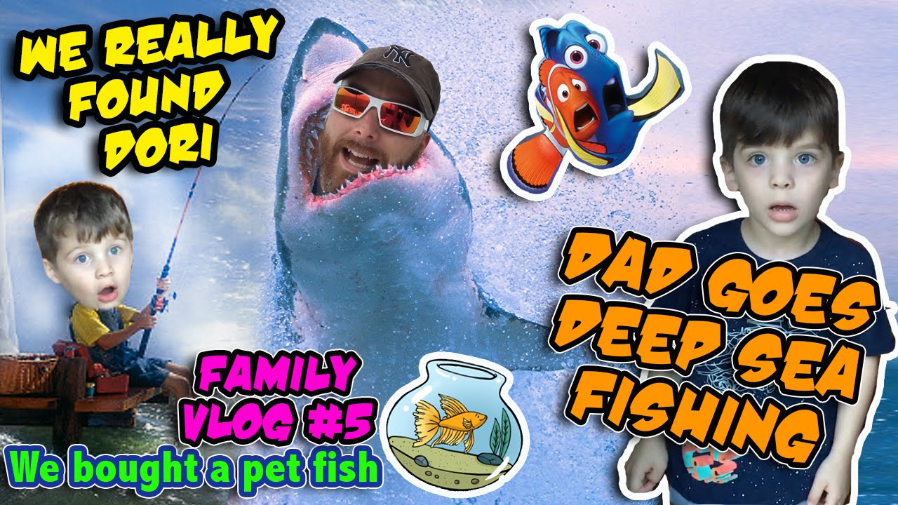 🐠 DEEP SEA SHARK FISHING 🐟 and Finding DORY + WE BOUGHT A PET FISH and ...