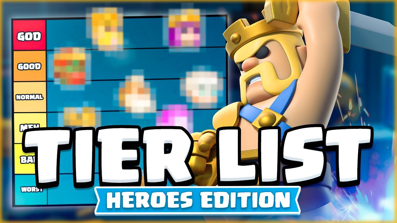 UPDATED HERO TIER LIST IN CLASH MINI - YouTube