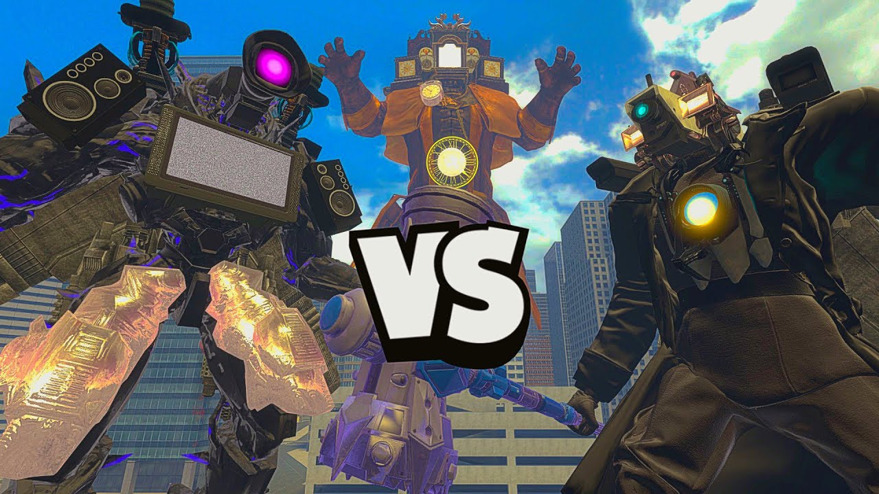 NEW UPGRADED TRI-TITAN VS INFECTED CAMERAMAN TITAN in Garry's Mod ...