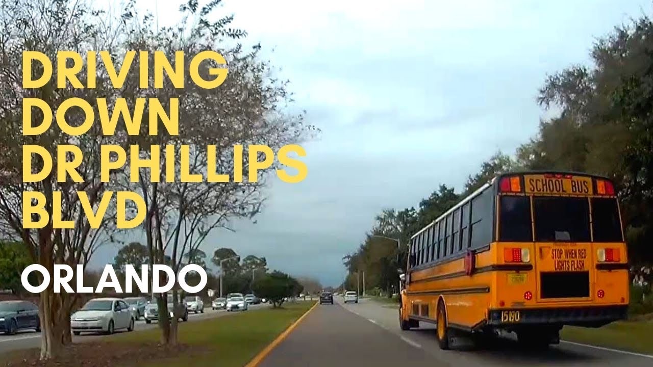 [Driving around Orlando] Dr Phillips Blvd Sand Lake Rd to Conroy Rd ...