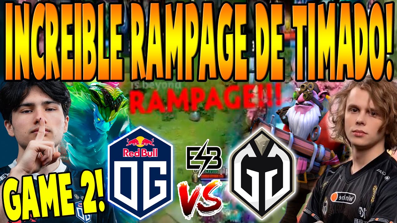 OG vs GLADIATORS [GAME 2] BO2 - TIMADO, WISPER vs DYRACHYO, QUINN - ESL ...