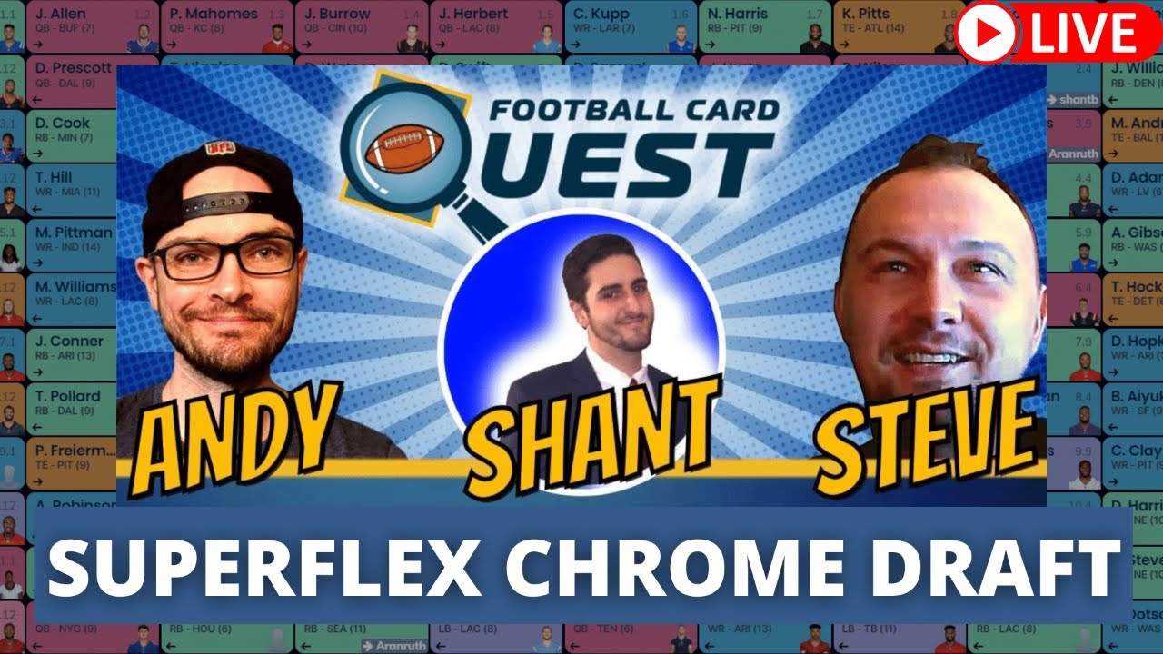 INTENSE LIVE Fantasy Football Draft | 12-Team Superflex - YouTube
