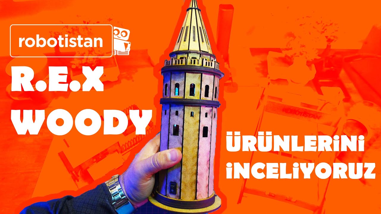 Elektronik Maket Yapalım! - Mancınık | Ahşap Ev | Galata Kulesi - Robotistan R.E.X Woody Serisi ...