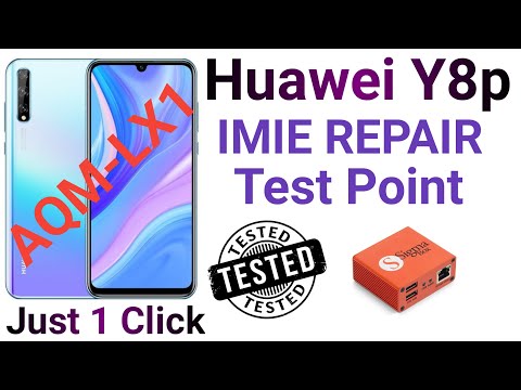 HUAWEI Y8p IMIE REPAIR By Test Point AQM LX1 Sigma Box 2022 - YouTube