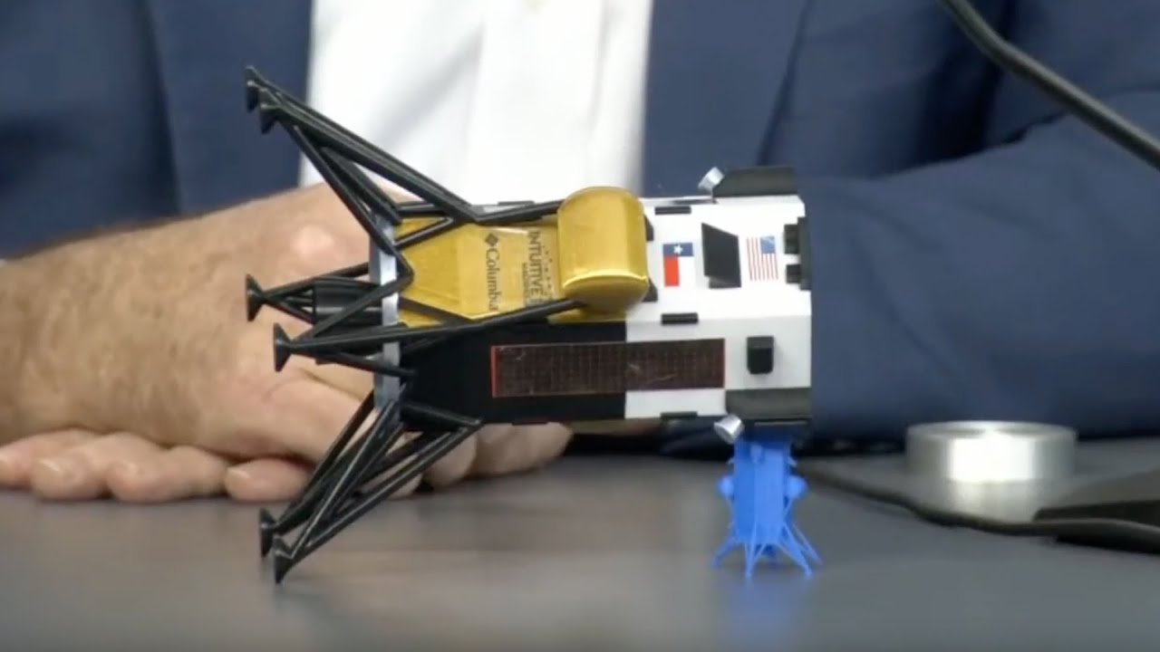 Intuitive Machines moon lander tipped over during touchdown, still ...