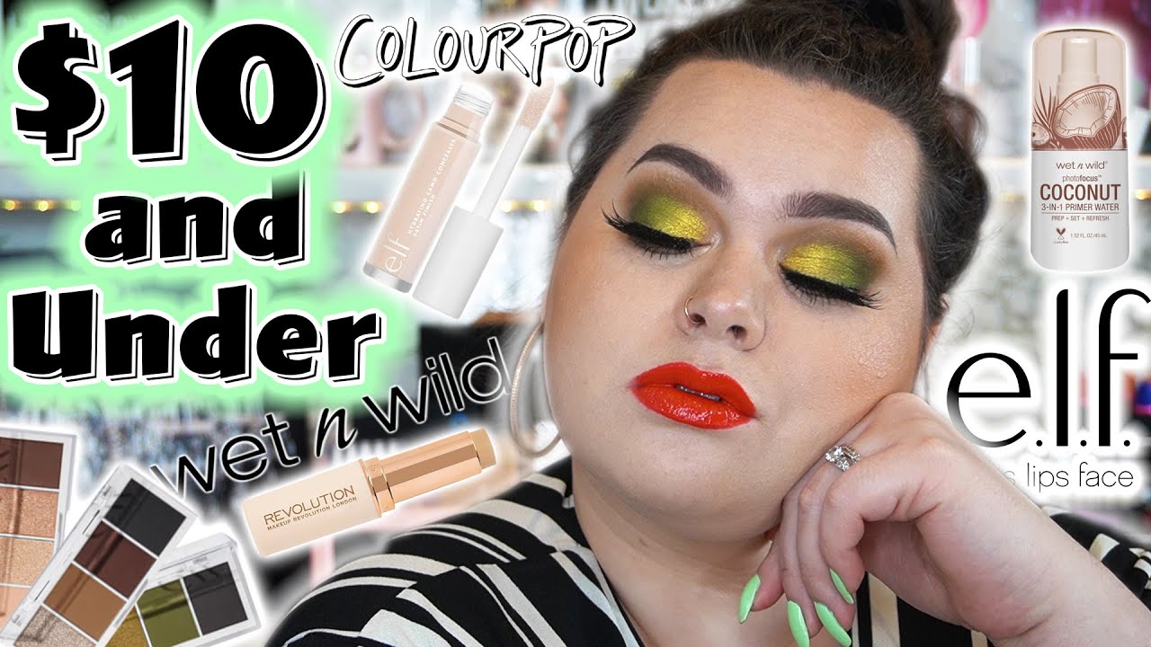 NOTHING OVER 10 DOLLARS DRUGSTORE MAKEUP FULL FACE OF AFFORDABLE AND ...