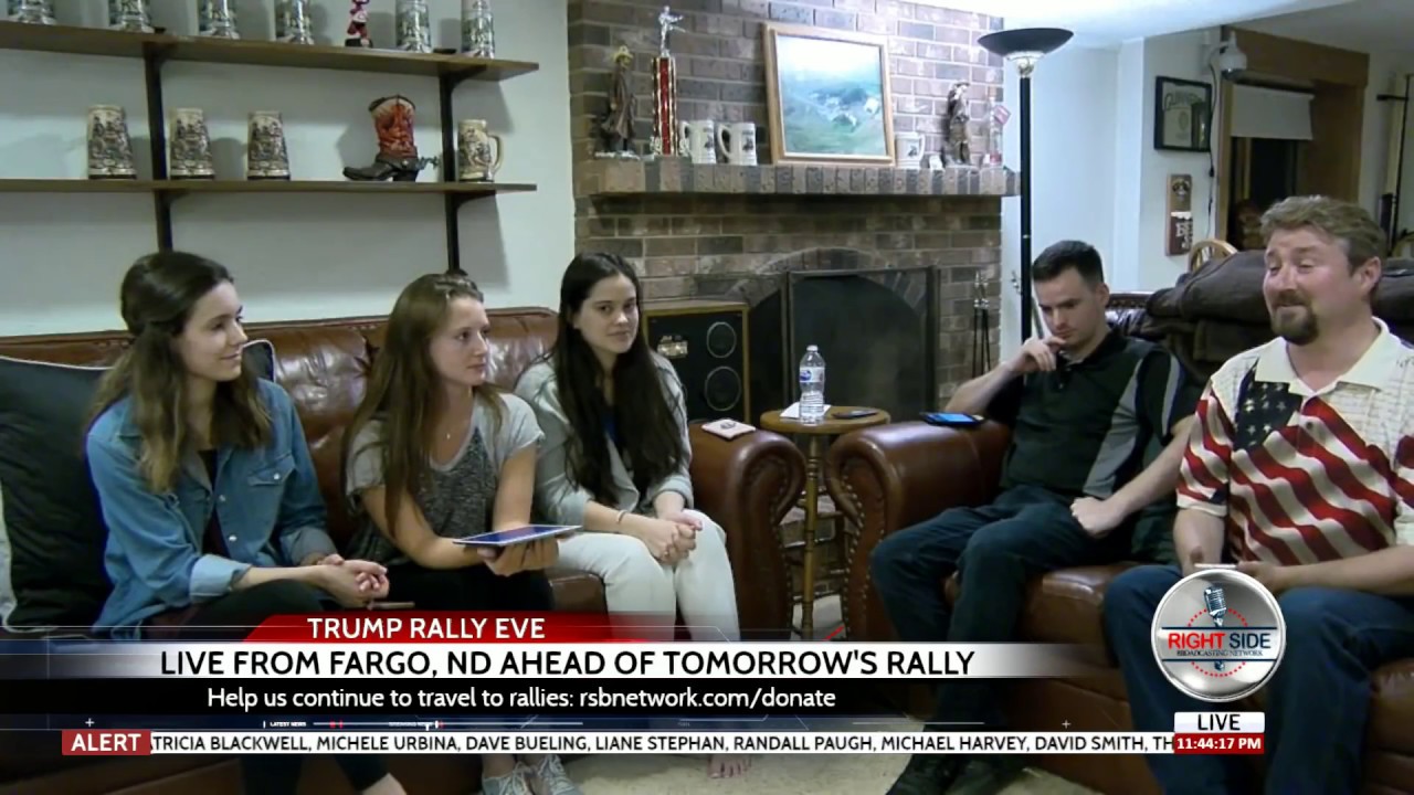 🎥 LIVE: RSBN Crew Pre-Trump Rally Stream from Fargo, ND 6/26/18 - YouTube