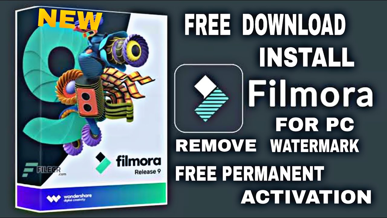 Free Download & install Filmora for PC ,Remove watermark and free ...