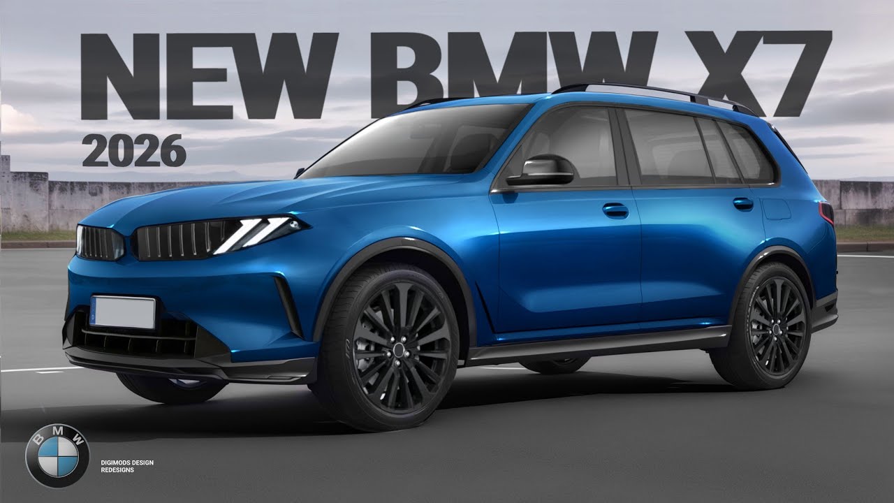 BMW X7 2026 Futuristic Exterior Design that Unites Technology and ...