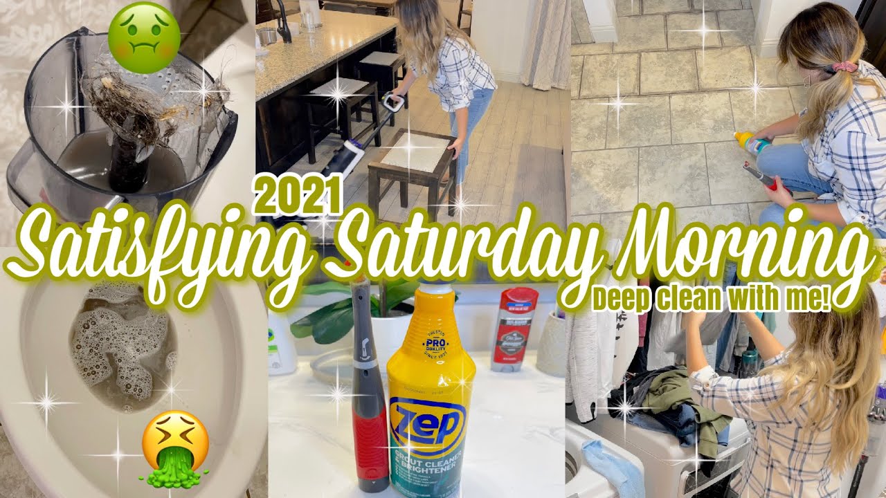 NEW! CLEAN WITH ME | SATISFYING SATURDAY DEEP CLEAN WITH ME | SPEED ...