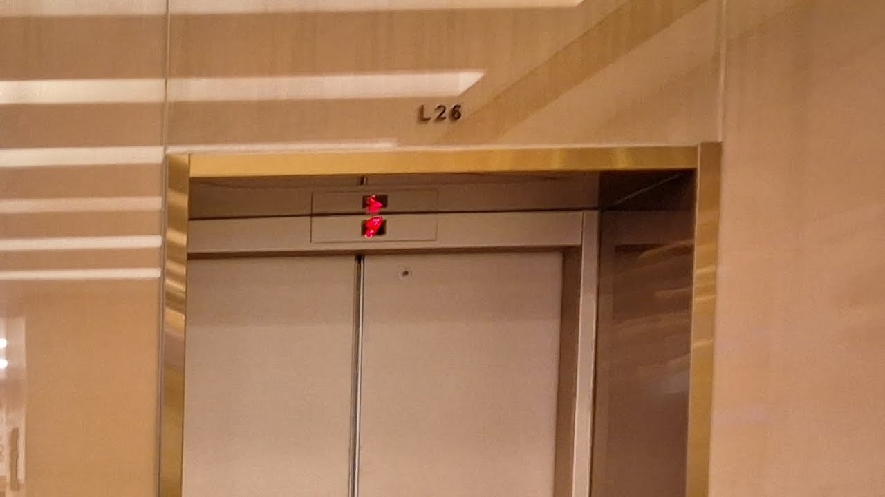 灣仔合和中心L26號迅達升降機 - YouTube