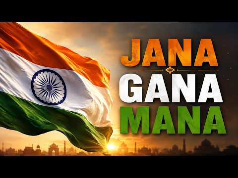 🇮🇳 Jana Gana Mana | Indian National Anthem | 15 August Independence Day 2026 | 80th Independence Day