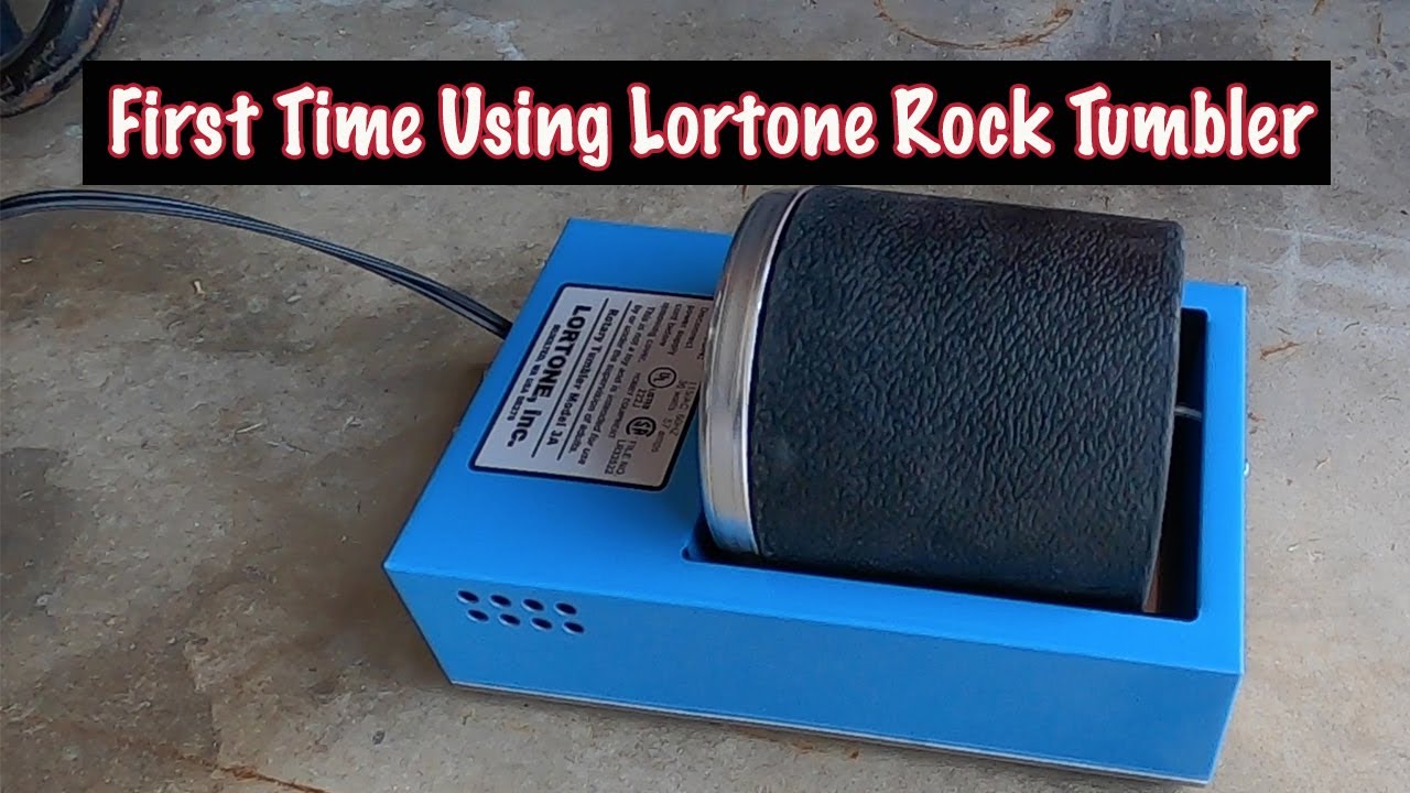 First Time Using a Rock Tumbler : Lortone 3A Rotary Tumbler - YouTube
