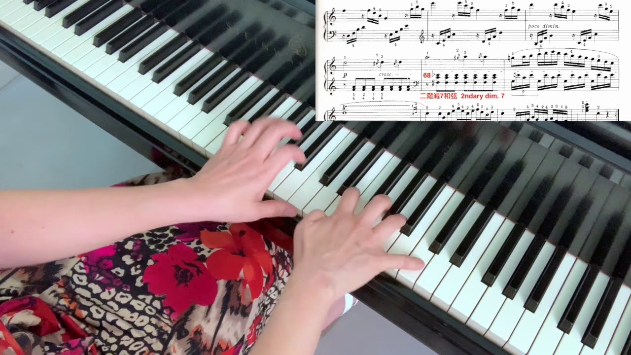 Free Piano Lesson (76), Sonata KV 545, 1st by Mozart, Michelle Lin ...