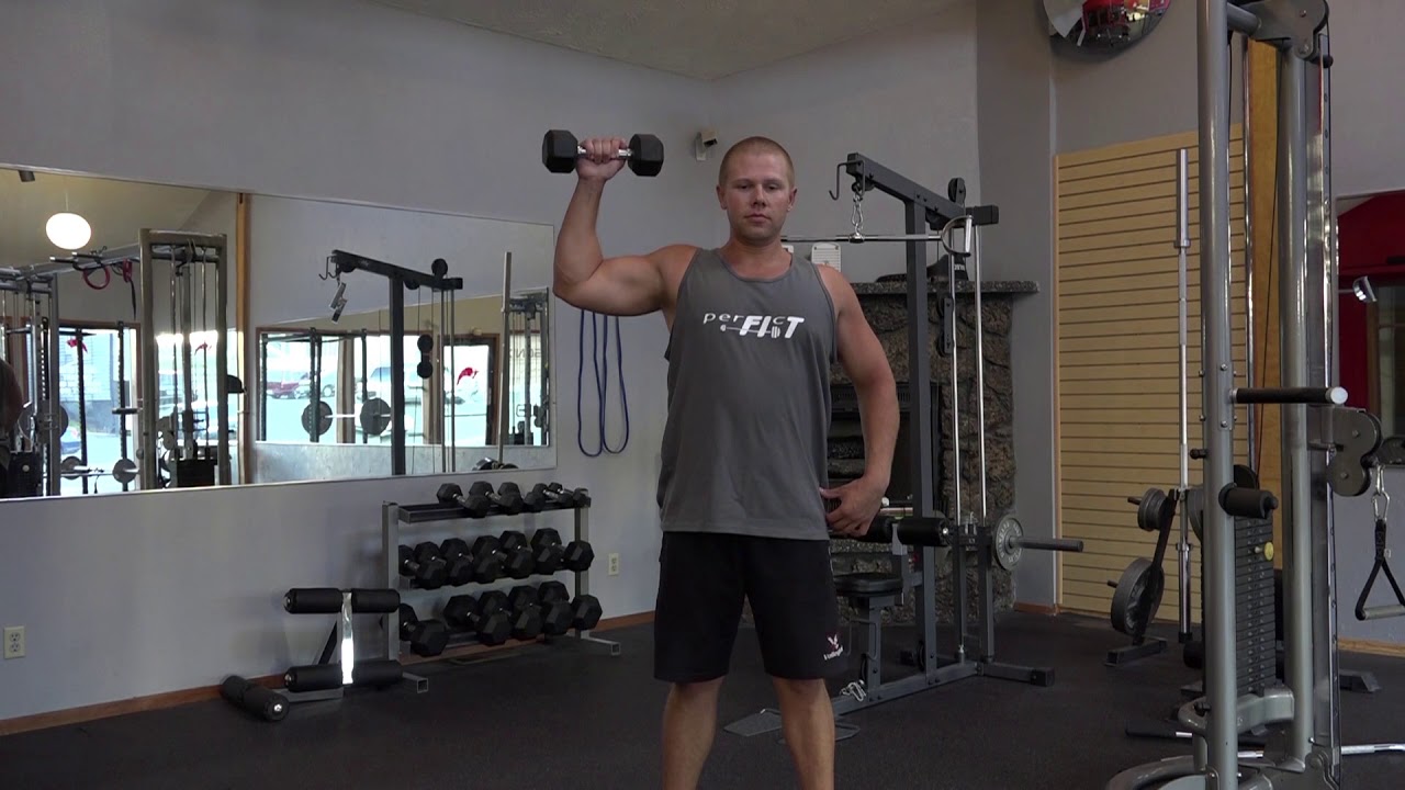 Dumbbell Upright External Rotation - YouTube