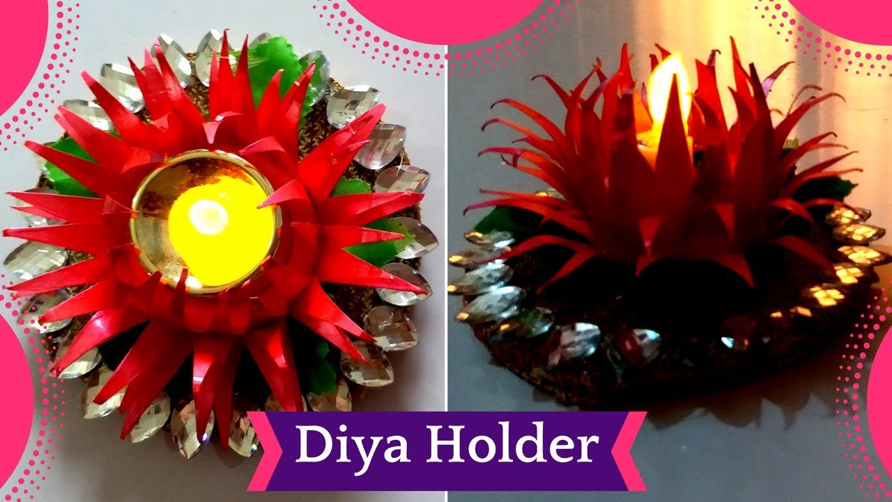 Unique DIWALI LOTUS DIYA Decorations using TEA CUPS at home | Beautiful ...