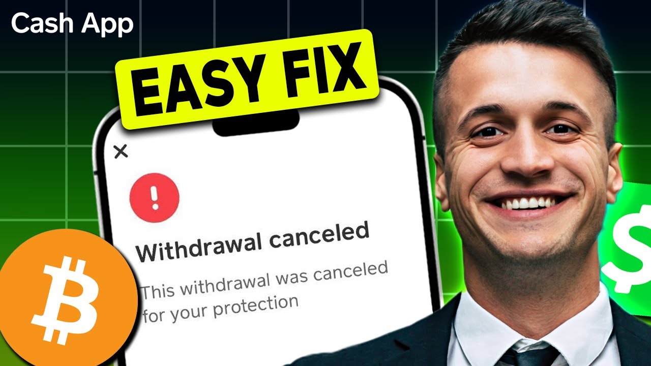 Cash App Bitcoin Withdrawal Cancelled | EASY FIX - YouTube