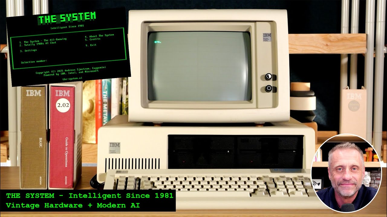 The System - AI Through Original 1981 IBM PC Hardware - YouTube
