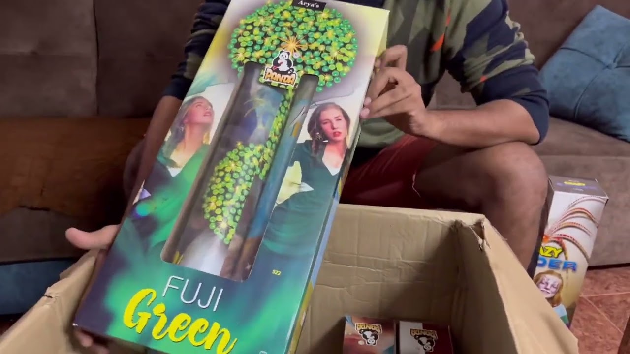 Sivakasi crackers unboxing | Arya fireworks panda brand | shop details ...