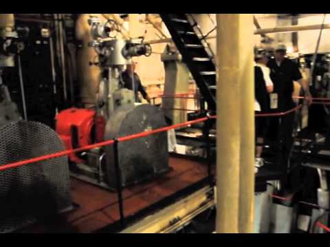 Engine Room of The Liberty Ship SS John Brown - YouTube