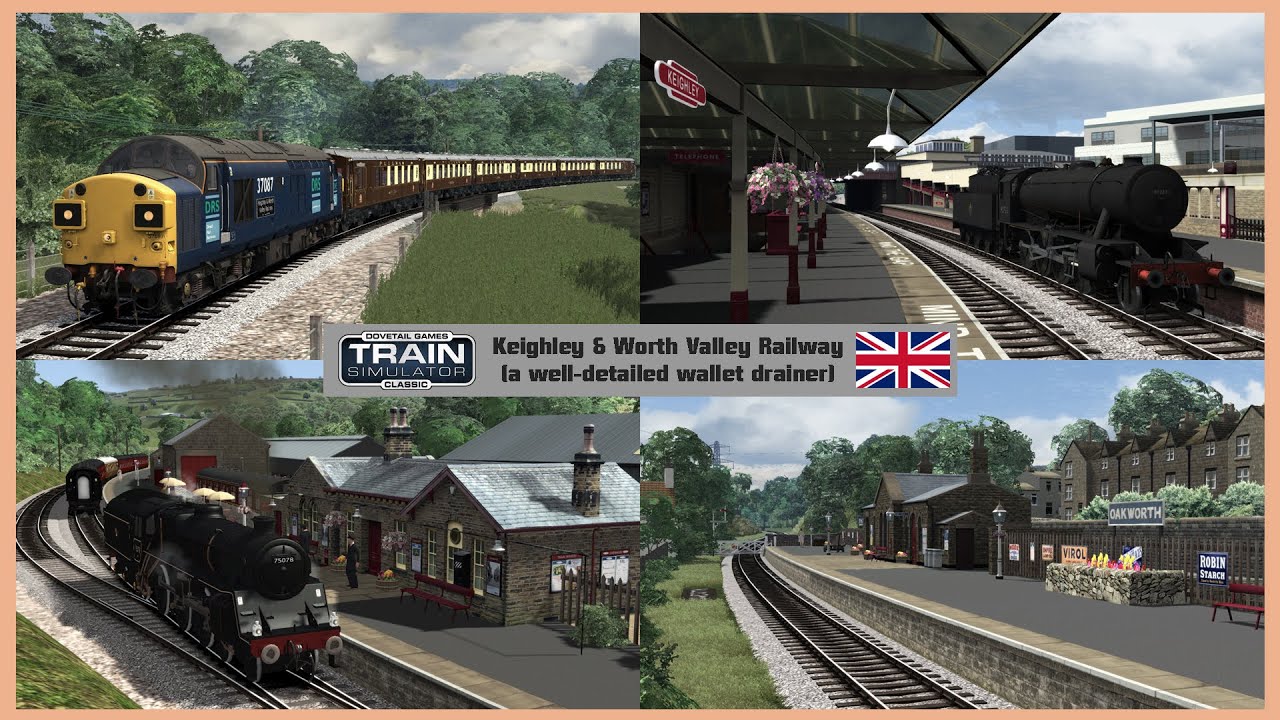Keighley & Worth Valley Railway review ~ Train Simulator - YouTube