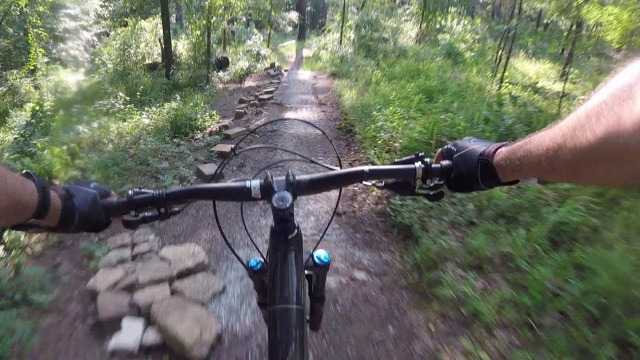 Mountain Biking Great Wall trail at FATS - YouTube