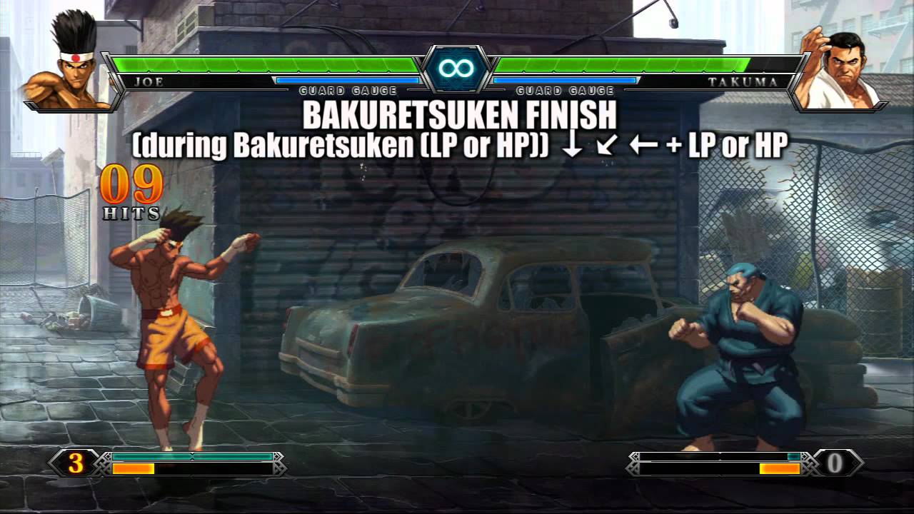 KOF XIII JOE MOVES (CONSOLE VERSION) - YouTube