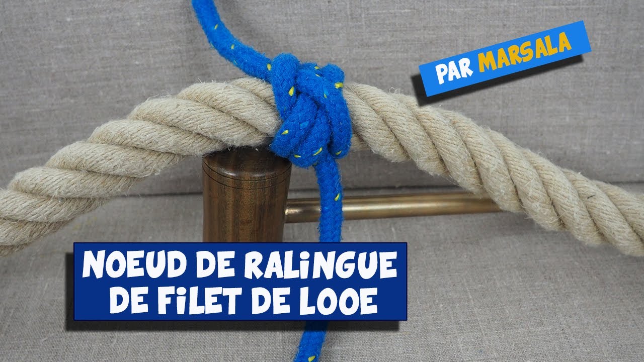 Noeud de ralingue de filet de Looe #amarrage #ABOK #1246 #274 - YouTube