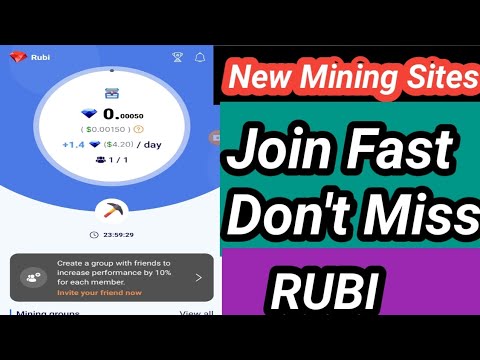 Rubi New Mining sites | rubi social network chain | mining project ...