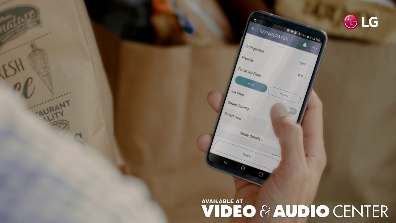 LG SmartThinQ Refrigerator — Smart Ice! Available at Video & Audio ...