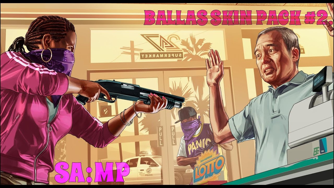 [GTA SA:MP] Ballas Skin Pack #2. - YouTube