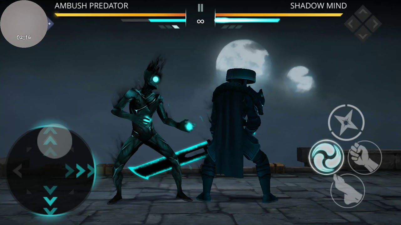shadow fight 3/destroying shadow mind with giant sword - YouTube