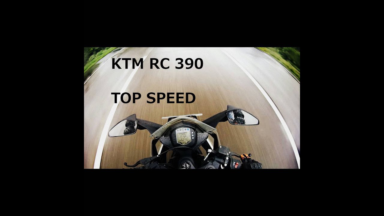 KTM RC390 | TOP SPEED | 176kmph - YouTube