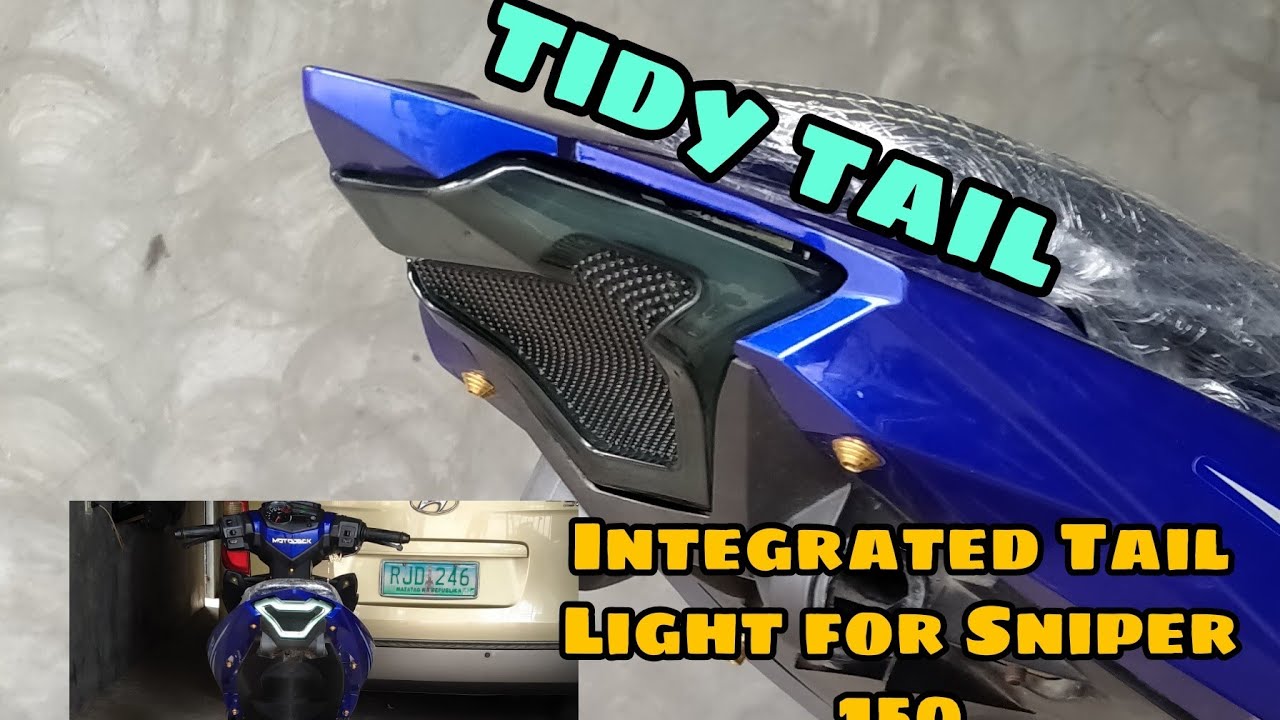 INTEGRATED TAIL LIGHT FOR SNIPER 150 , R3 / INSTALLATION ON SNIPER 150 ...