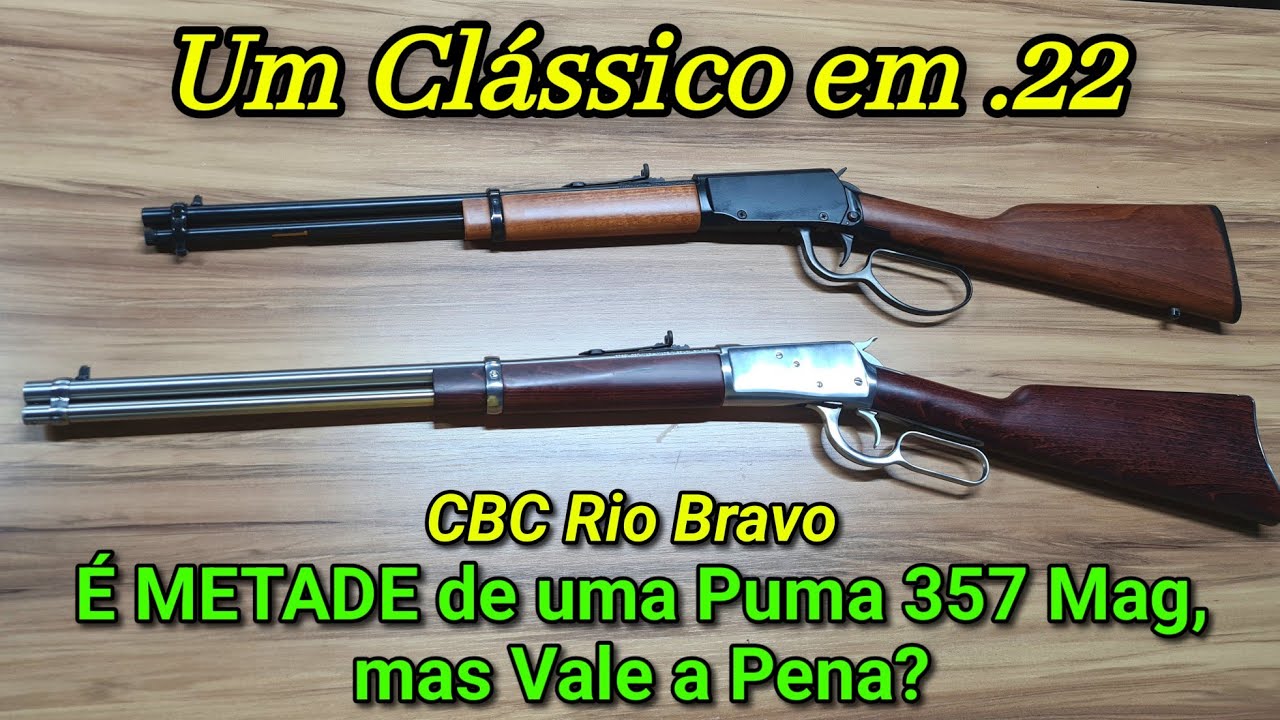 Carabina Winchester mais Barata do Brasil - CBC Rio Bravo .22 e Puma ...