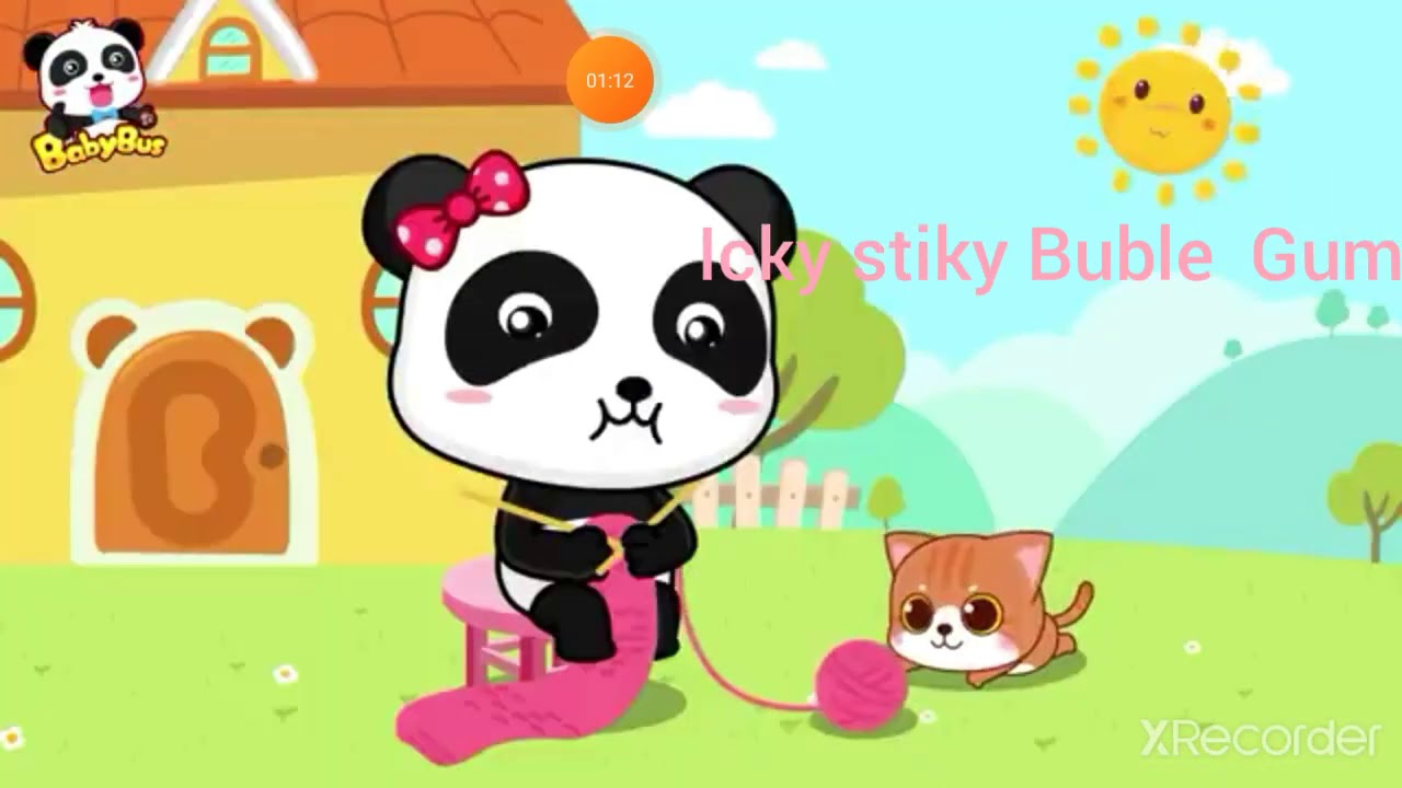 baby bus Germs in ears and icky stiky buble gum - YouTube