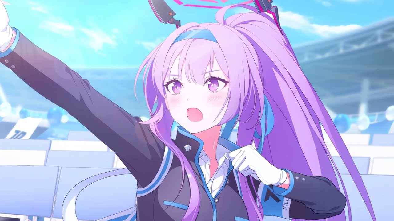 Blue Archive - Utaha (Cheerleader) Live2D - YouTube