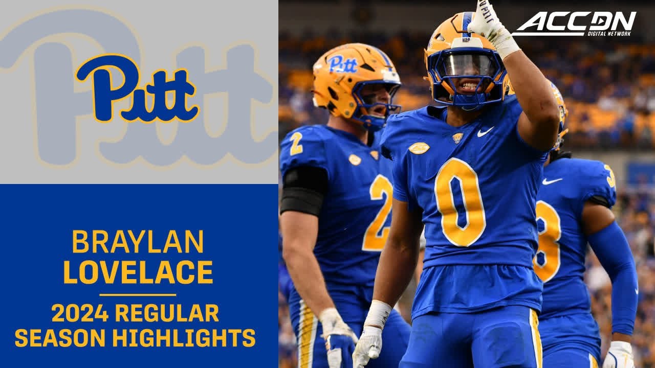 Braylan Lovelace 2024 Regular Season Highlights | Pitt Linebacker - YouTube