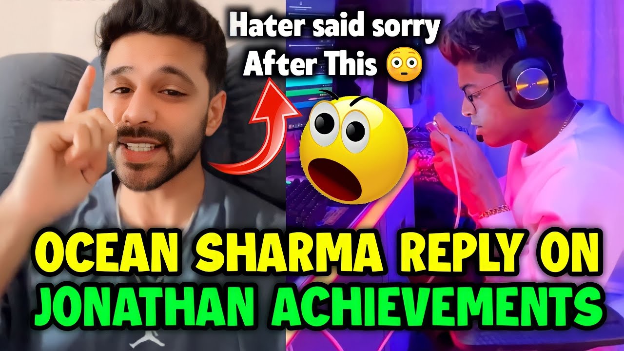 Ocean Sharma reply on Jonathan achievements are controversies 😠 Hater ...