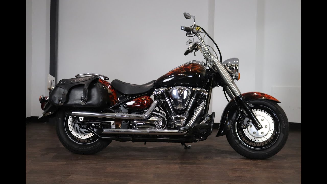 YAMAHA XV1600 WILDSTAR - WALK AROUND VIDEO TOUR & START UP - YouTube