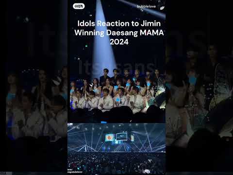 Idols Reaction to Jimin Winning Daesang MAMA 2024 #BTS #MAMA2024 #JIMIN