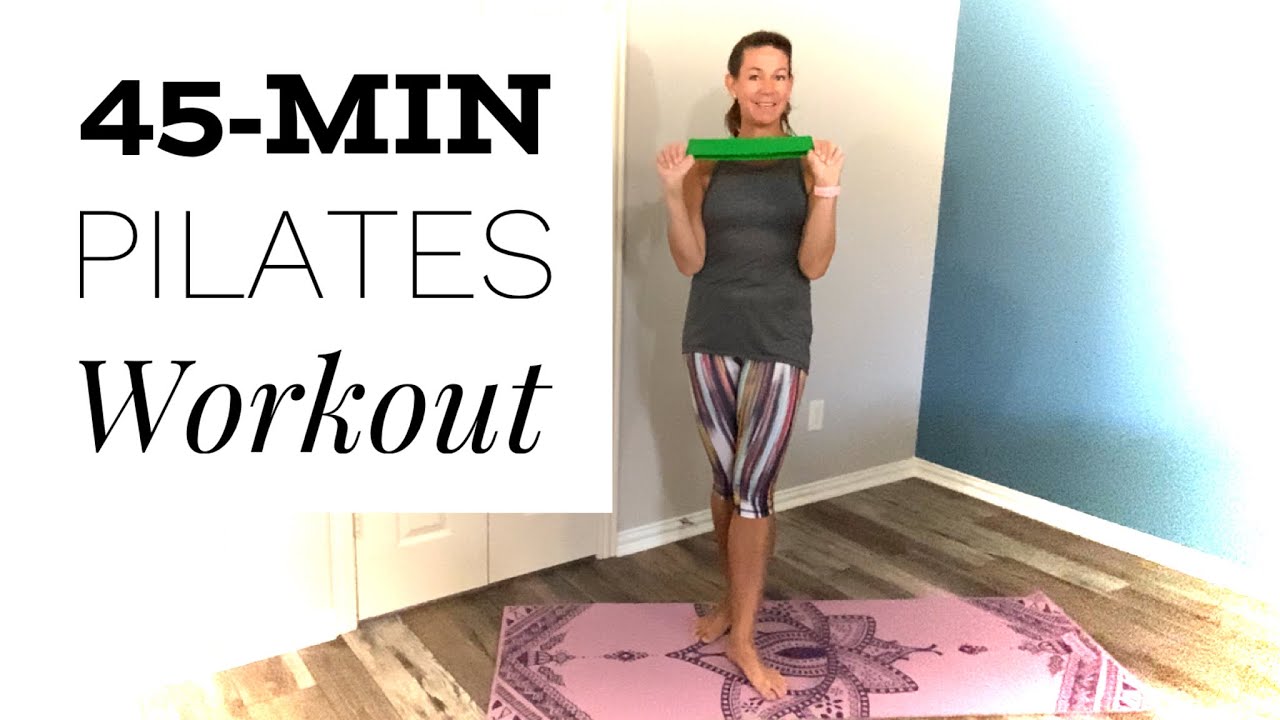 45-minute Pilates Workout | Full Body Mat Pilates Using a Loop - YouTube